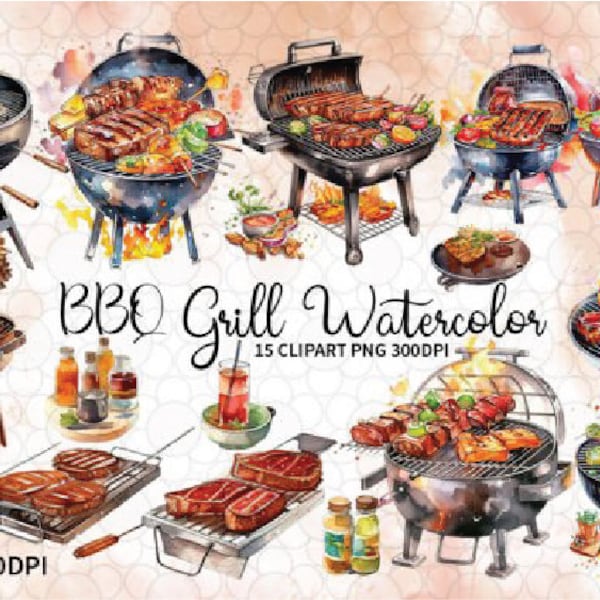 Bbq Clip Art - Etsy