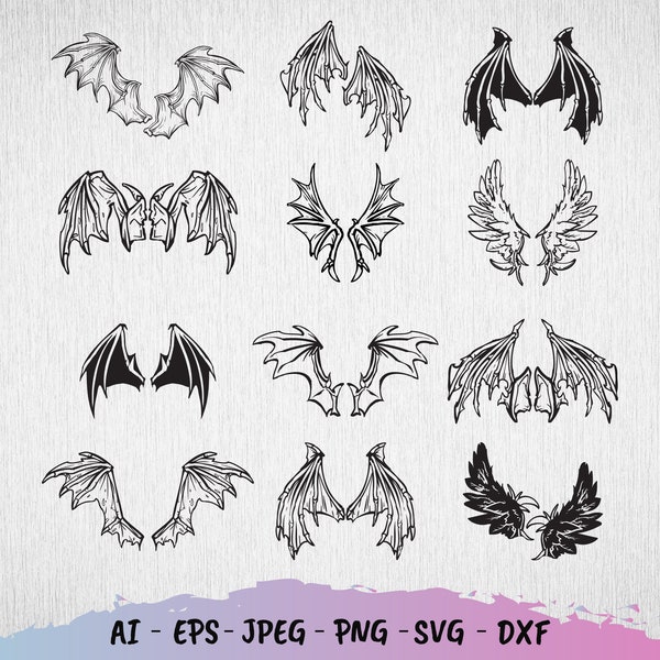 Devil Wings - Etsy