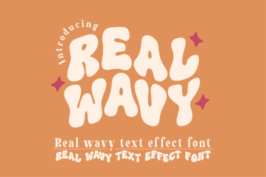 Real Wavy Text Svg, Custom Wavy Letters Svg, Custom Wavy Font Svg ...
