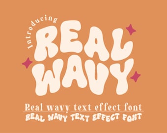 Real Wavy Text Svg, Custom Wavy Letters Svg, Custom Wavy Font Svg ...