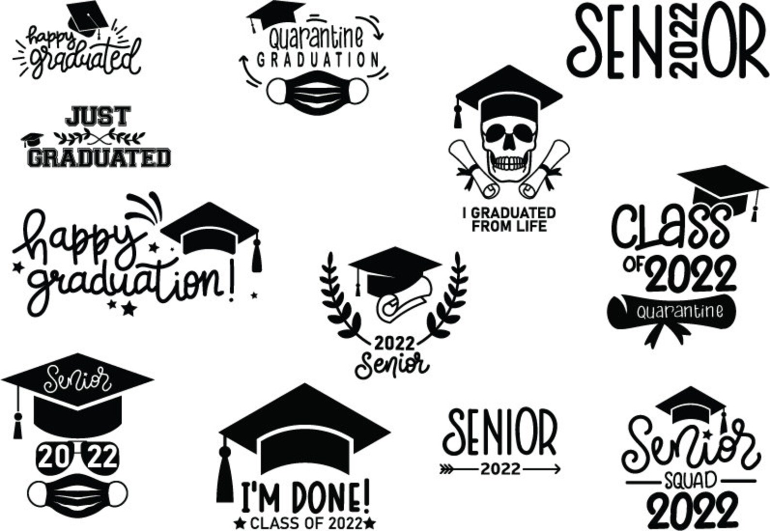 55 GRADUATION SVG BUNDLE 2022 Graduation Svg Graduation - Etsy