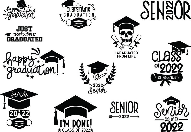 55 GRADUATION SVG BUNDLE 2022 Graduation Svg Graduation - Etsy