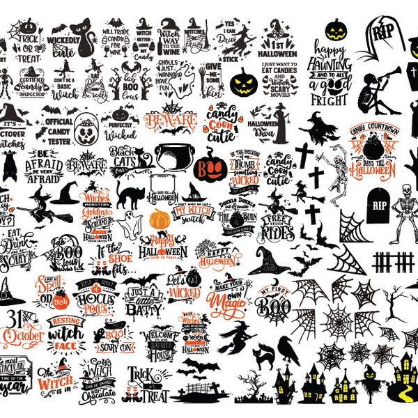 Halloween Svg Bundle - Etsy
