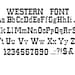WESTERN FONT SVG, Western Alphabet, Western Letters and Numbers Svg for ...