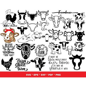 482 FARM SVG, Farm Silhouette, Farm Clipart, Farm Life Svg, Farm Truck ...