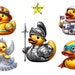 Rubber Duck Clipart Bundle Png, Duck Tshirt, Duck Tshirt Png, Rubber ...