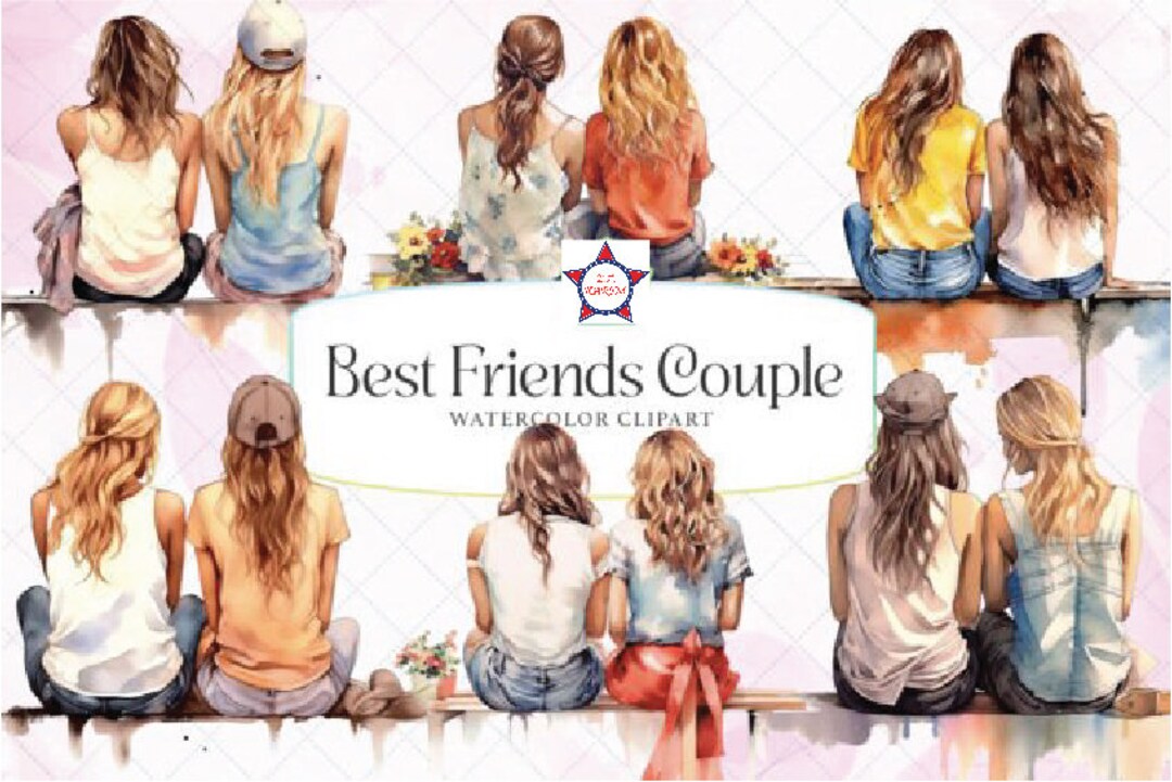 BEST FRIENDS CLIPART, Bff Clipart,friends Jackets Clipart, Soul Sisters ...