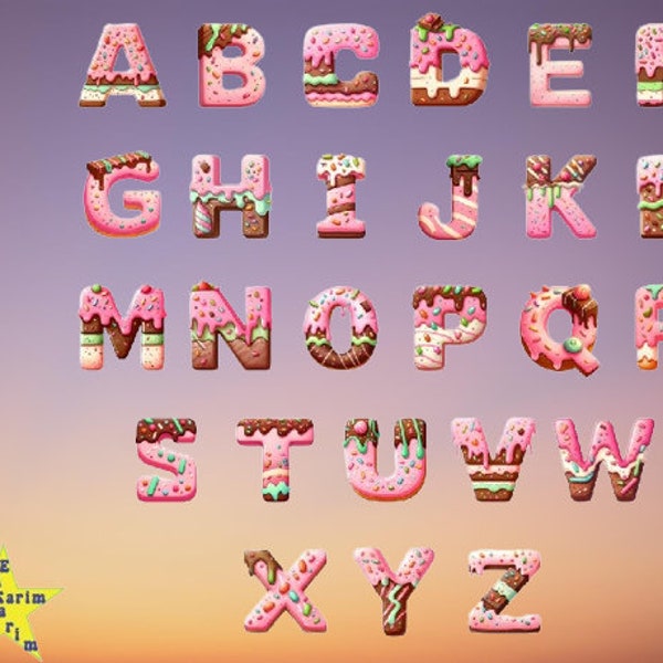 Candyland Letters - Etsy