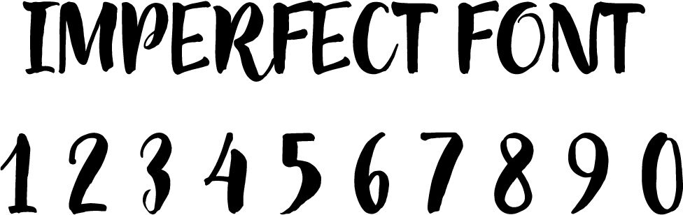 IMPERFECT FONT SVG, Png - Instant Download, Imperfect Alphabet, Letters ...