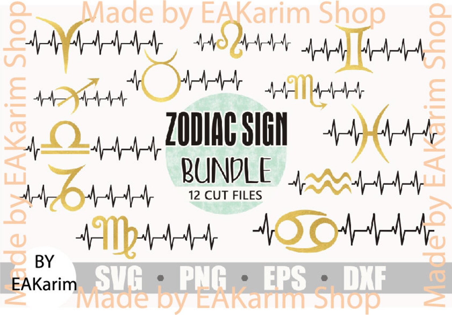 ZODIAC SVG MEGA Bundle Zodiac Signs Svg Zodiac Svg Mystic - Etsy