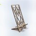 Geometric Phone Stand Laser Cut SVG | Cell Phone Stand SVG Bundle ...