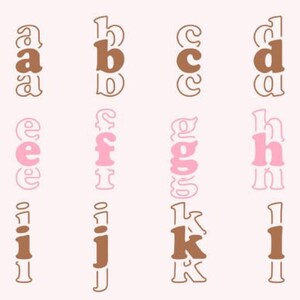 TRIPLE FONT, Font Ttf and Otf Files Digital Files, Cute Font, Triple ...