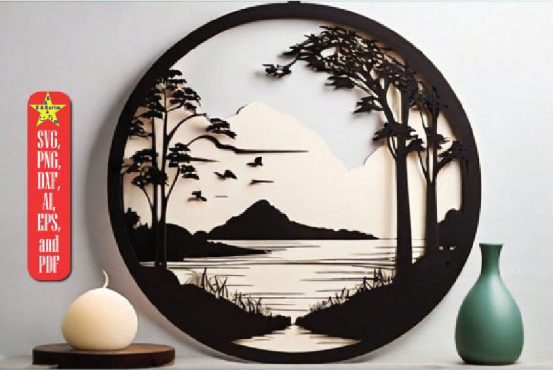 Hanging Wall Decor, Laser Cut SVG | SVG Design | Laser Cut Files ...