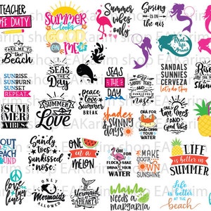 250 SUMMER SVG BUNDLE, Summer Svg, Beach Svg, Summertime Svg, Vacation ...