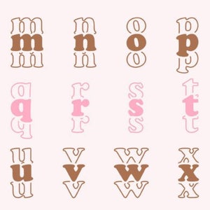 TRIPLE FONT, Font Ttf and Otf Files - Digital Files, Cute Font, Triple ...