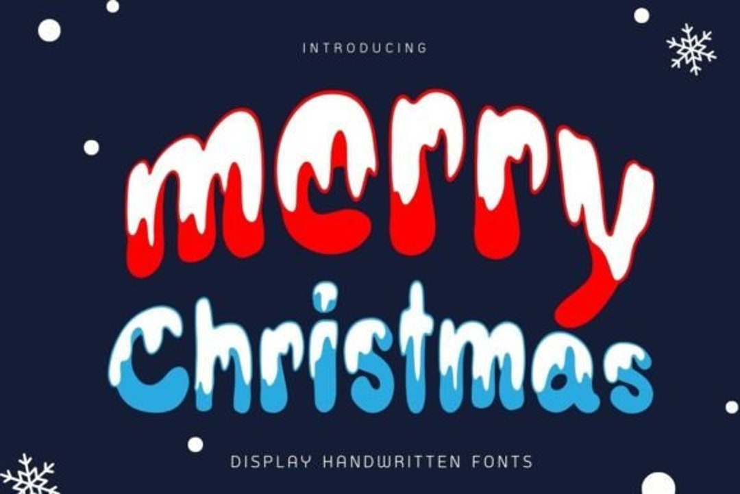 CHRISTMAS FONT, Winter Font for Cricut, Font Bold, Cricut Fonts ...