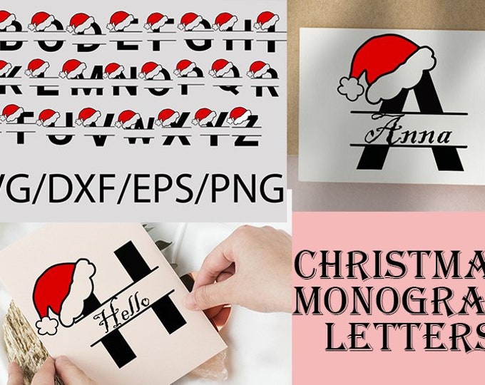 Family Shirt Prints, Christmas Alphabet SVG Bundle, A-Z Letters Svg for ...
