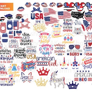 4th of July SVG Bundle, July 4th SVG, Fourth of July Svg, Independence ...