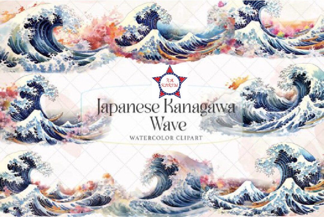 The Great Wave off Kanagawa Digital Print - Impressive Ocean Art ...