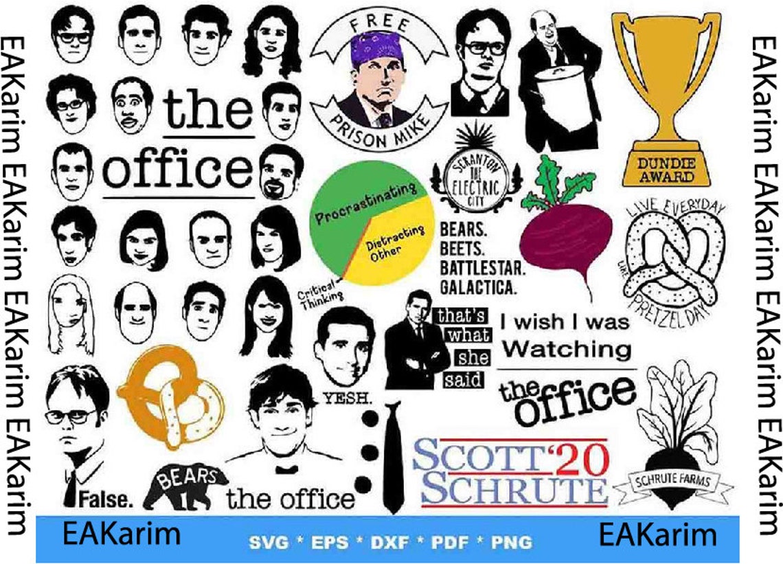 LA OFICINA SVG El paquete de Office Svg Michael Scott svg - Etsy México