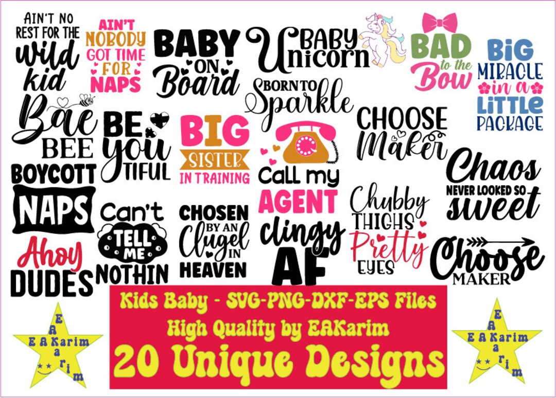Cute Baby SVG Bundle, Baby Shower SVG, Newborn SVG Bundle, Baby Quote ...