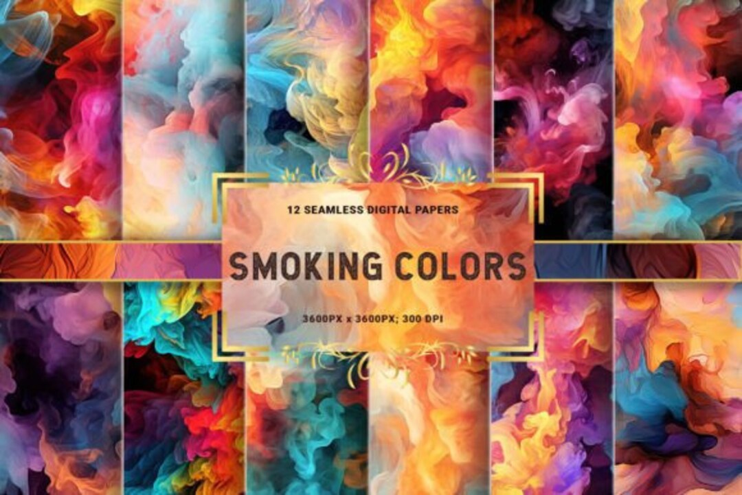 Smoke Watercolor Clipart, Colorful Smoke, Colors Clipart, Smoke Clipart ...