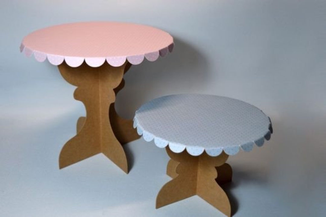 Laser Cut Cake Stand Svg Files, Vector Files for Wood Laser Cutting ...