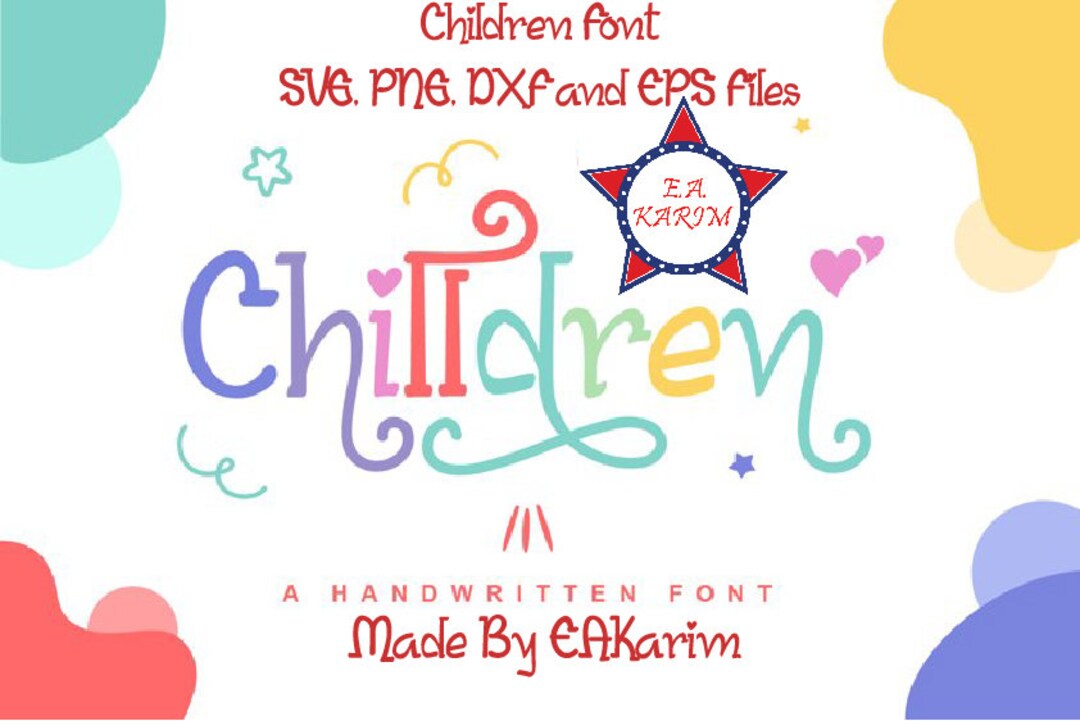 Children Font, Crafty Font, Display Font, Cute Font, Bold Font ...