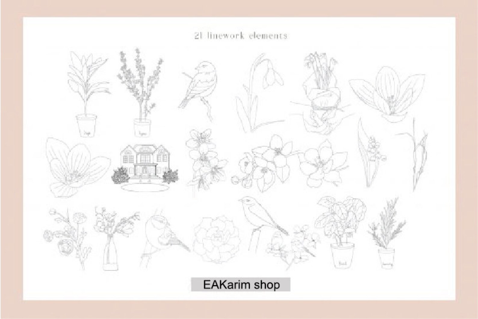 Line Art Creator - Pattern, Background SVG Bundle, Line Art SVG Cut ...