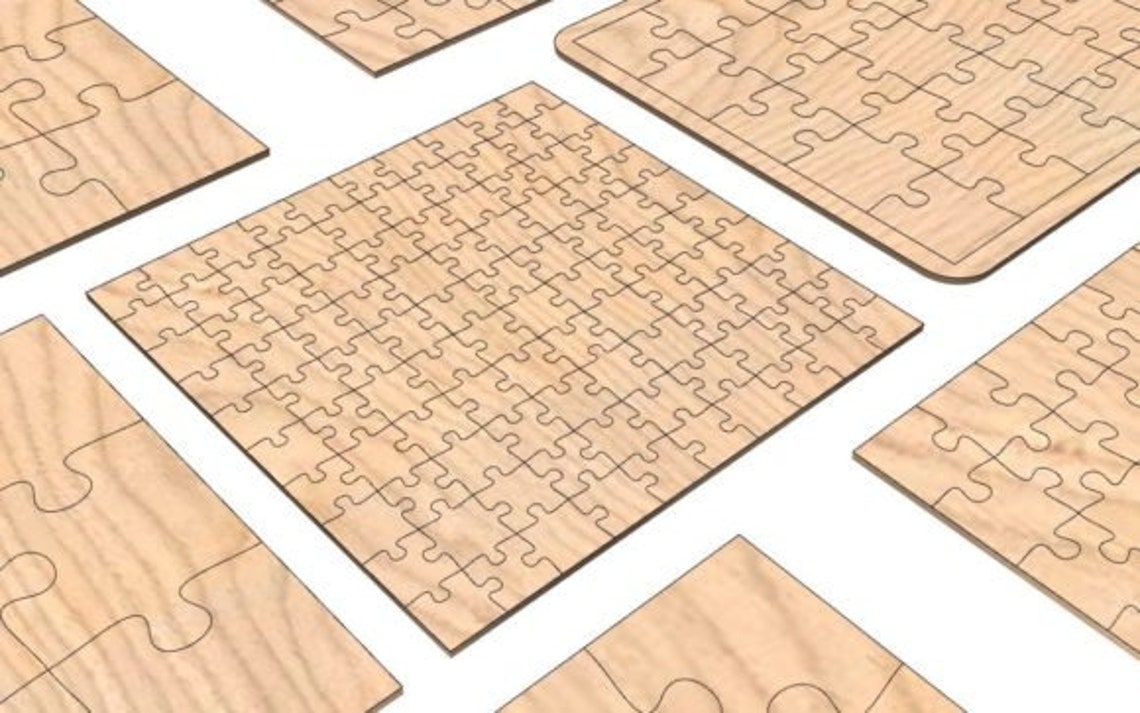 PUZZLES SVG, Puzzles Laser Cut, Puzzle Templates, Svg, Dxf, Ai and Dwg ...