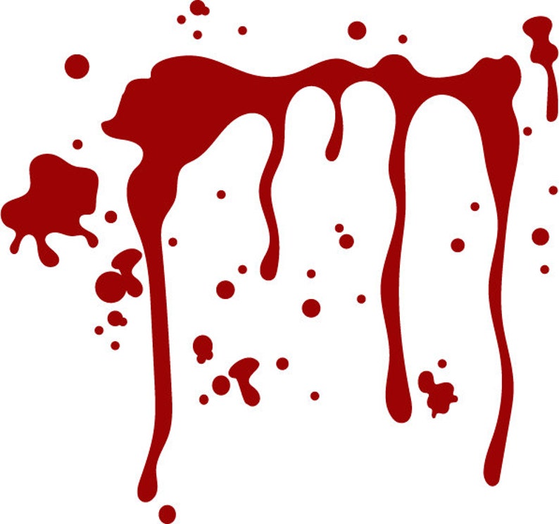 BLOOD SPLASH SVG, Png, Dxf, Eps Design, Vector Vampire Dripping Blood ...
