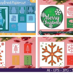 SHADOW BOX SVG Bundle, Template, Svg Files for Cricut and Silhouette ...