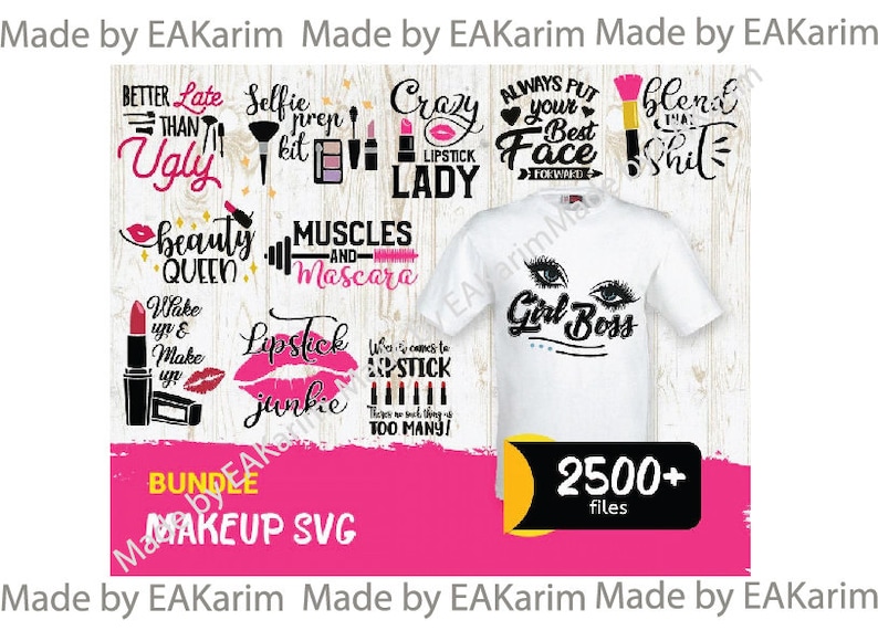 428 MAKEUP SVG PNG Bundle Lipstick Svg Beauty Svg Diva - Etsy