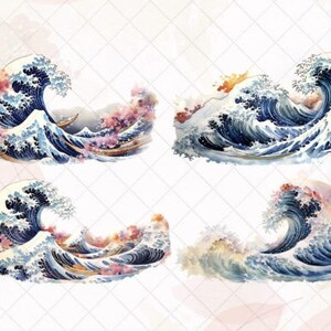The Great Wave off Kanagawa Digital Print - Impressive Ocean Art ...