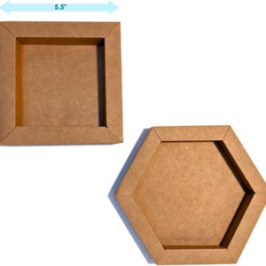 Shadow Box Template, Photo Frame, Light Box Template, 3D Shadow Box ...
