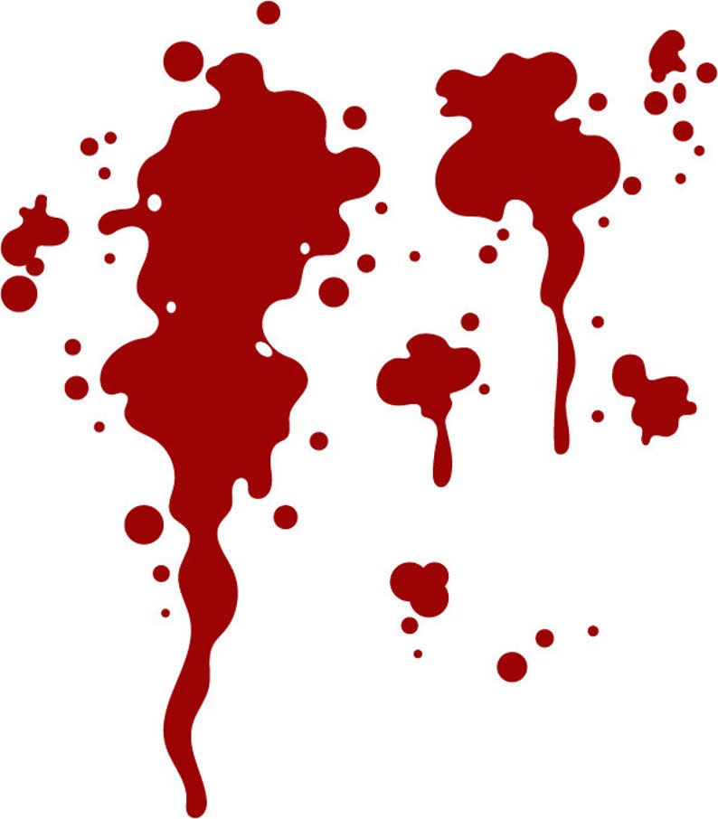 BLOOD SPLASH SVG Png Dxf Eps Design Vector Vampire - Etsy