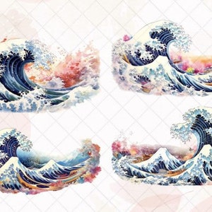 The Great Wave off Kanagawa Digital Print - Impressive Ocean Art ...