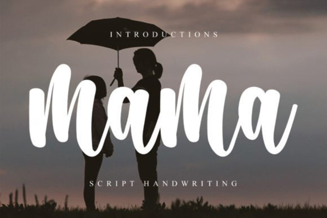 Mama Font, Mama Alphabet, Font TTF and OTF, Font Svg, Mama Letters ...