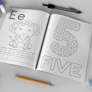 Letter and Number Tracing Workbook | 276 Tracing Pages | Kindergarten ...