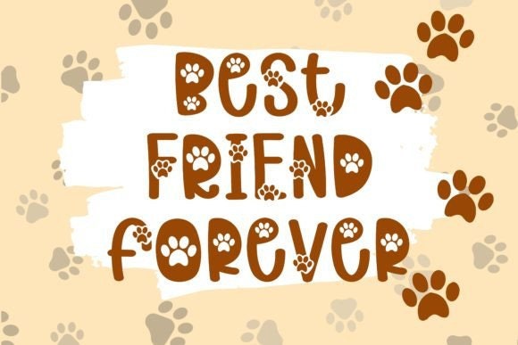 Dog Paws Font SVG, Dog Bone Svg and Dog Paw Svg, Alphabet, and Numbers ...