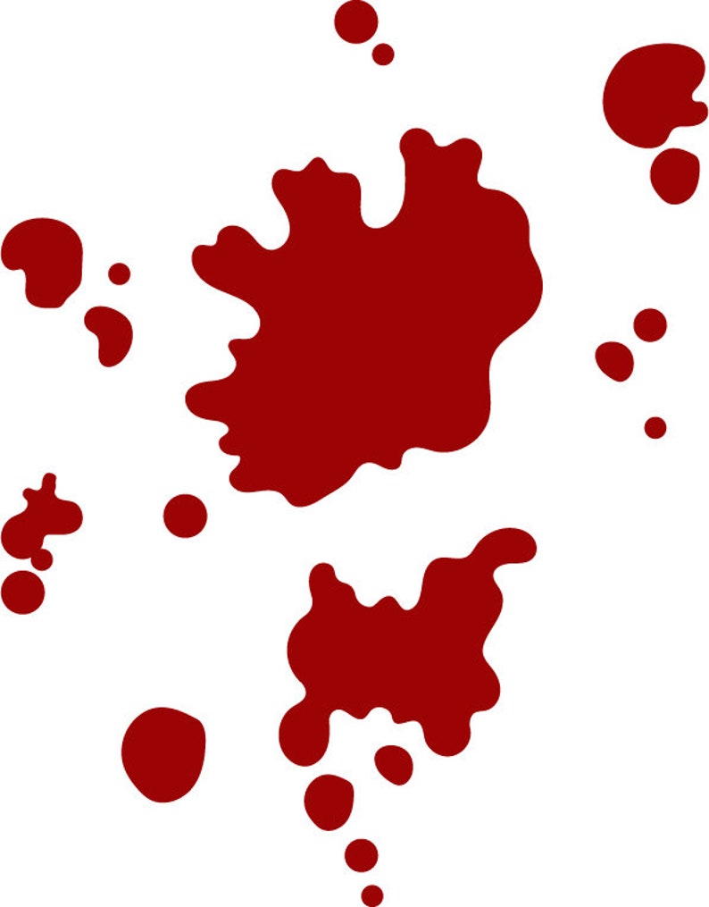 BLOOD SPLASH SVG Png Dxf Eps Design Vector Vampire - Etsy