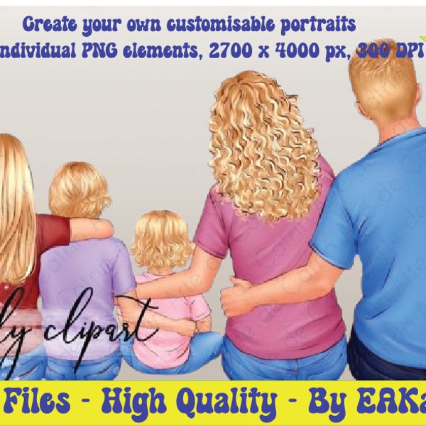 Family Clipart Bundle - Etsy