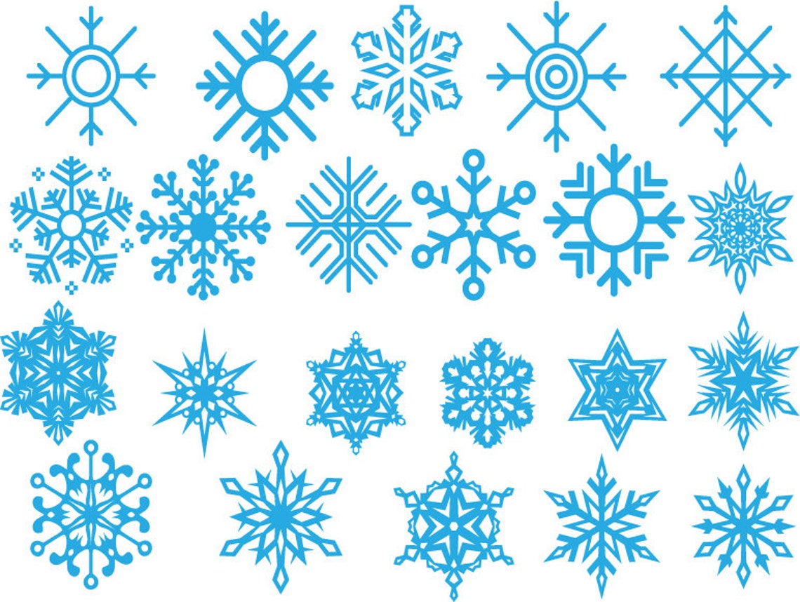 87 SNOWFLAKES SVG PNG Bundlewinter Svg Christmas Svg - Etsy