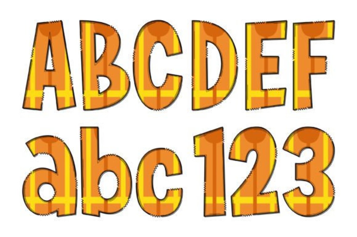 CONSTRUCTION FONT Svg, Construction Alphabet, Construction Letters and ...