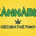CANNABIS FONT SVG, Cannabis Alphabet, Cannabis Letters and Numbers Svg ...