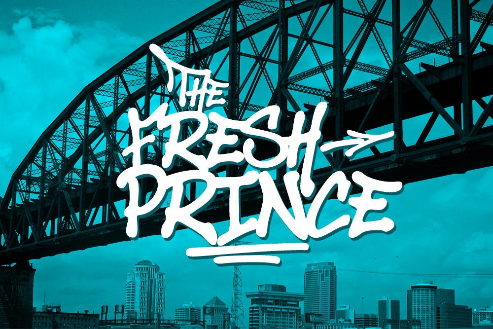 FRESH PRINCE FONT Svg Png Fresh Prince Alphabet Fresh Prince - Etsy