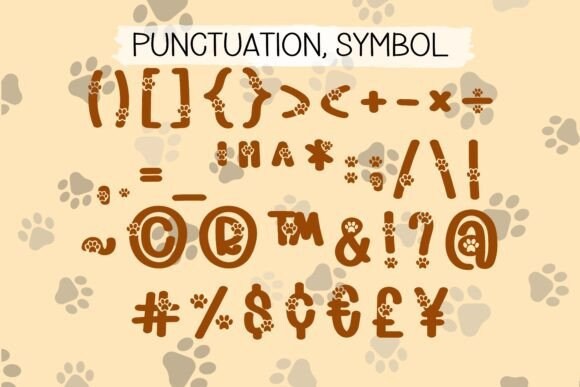 Dog Paws Font SVG, Dog Bone Svg and Dog Paw Svg, Alphabet, and Numbers ...