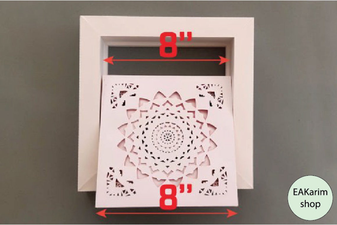 SHADOW BOX SVG, Template, Svg Files for Cricut and Silhouette, Tutorial ...