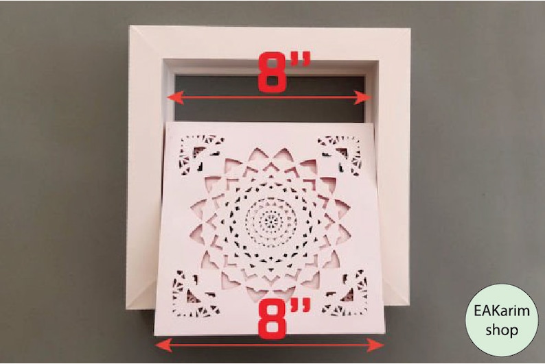 SHADOW BOX SVG Template Svg Files for Cricut and Silhouette - Etsy ...