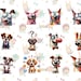 Funny and Crazy Dog Clipart Bundle, Dogs PNG, Watercolor Puppy Graphics ...